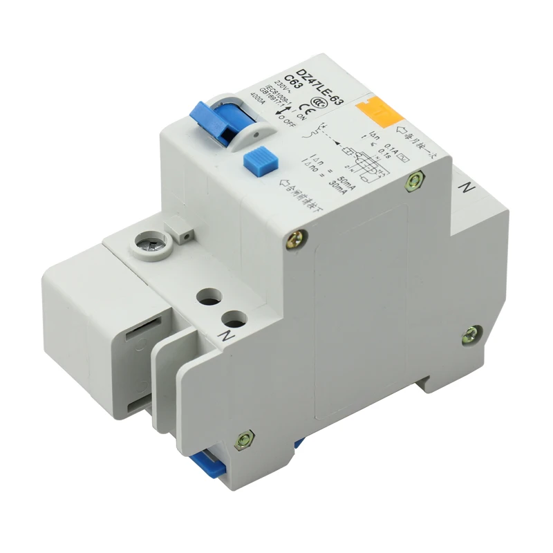 Generic 230v 1pn Residual Current Circuit Breaker With Over And Short ...