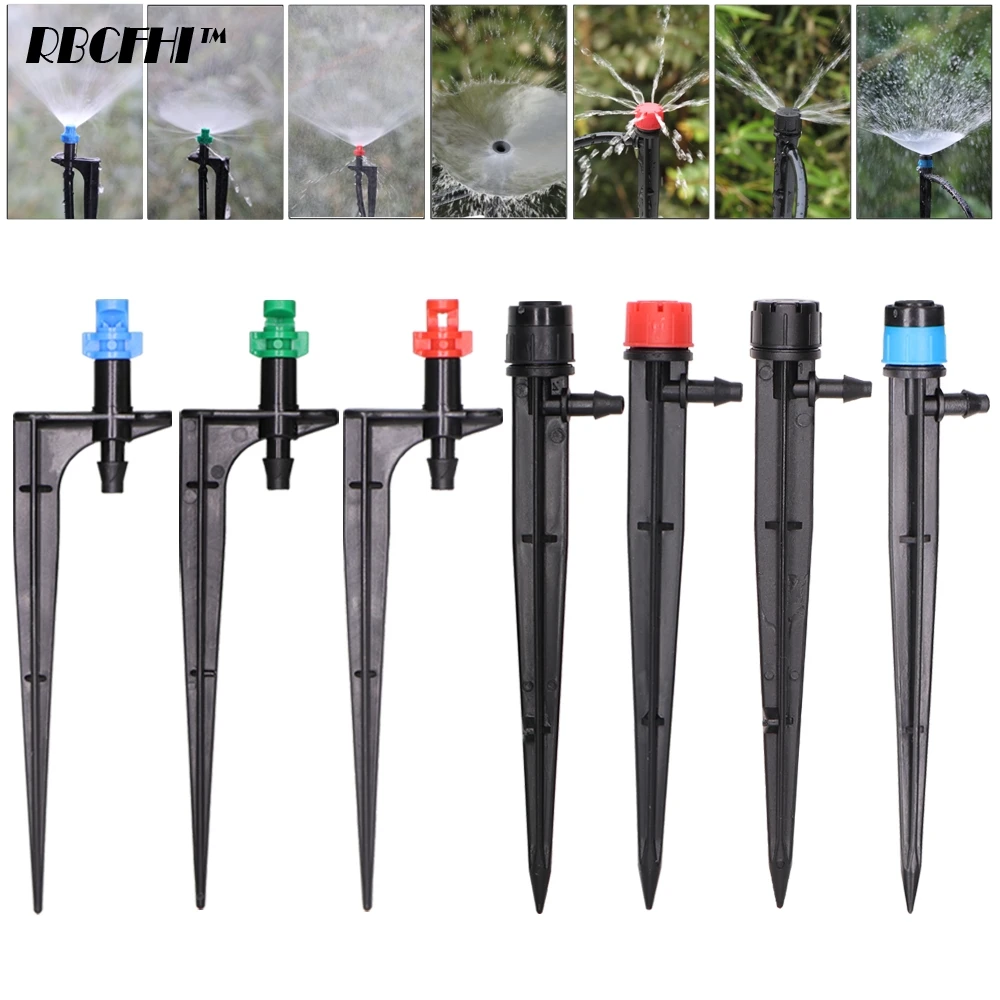 15PCS-90-180-360-Gardens-Adjustable-Drip-Irrigation-Sprinkler-Misting ...