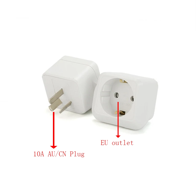 Europe EU To AU/CN Plug Travel Wall AC Power Plug Wall Charger Outlet ...