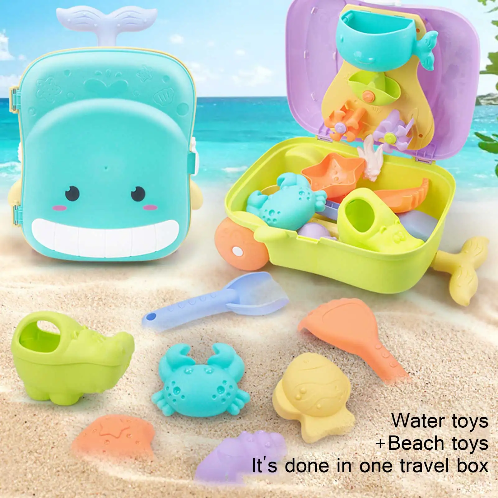 Beach-Toys-For-Kids-Beach-Game-Toys-Children-Sandbox-Set-Kit-Summer ...