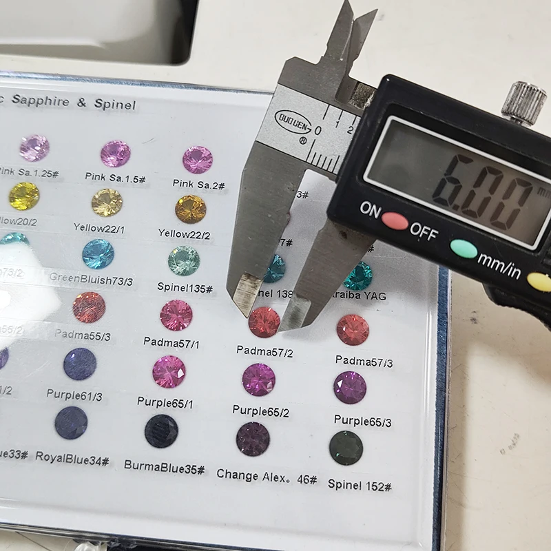 Wholesales Supplier Diverse Synthetic Blue Gems Color Cards