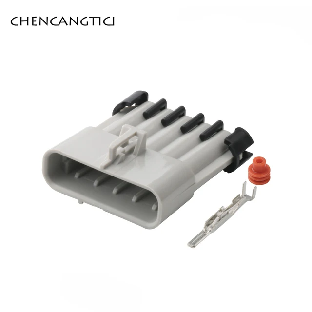 1 conjunto delphi 5 pinos automotivo à prova dautomotive água macho ...