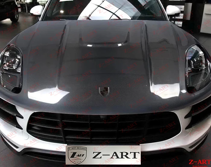 Z-art Carbon Fiber Engine Hood For Porsche Mcan High Quality Front ...