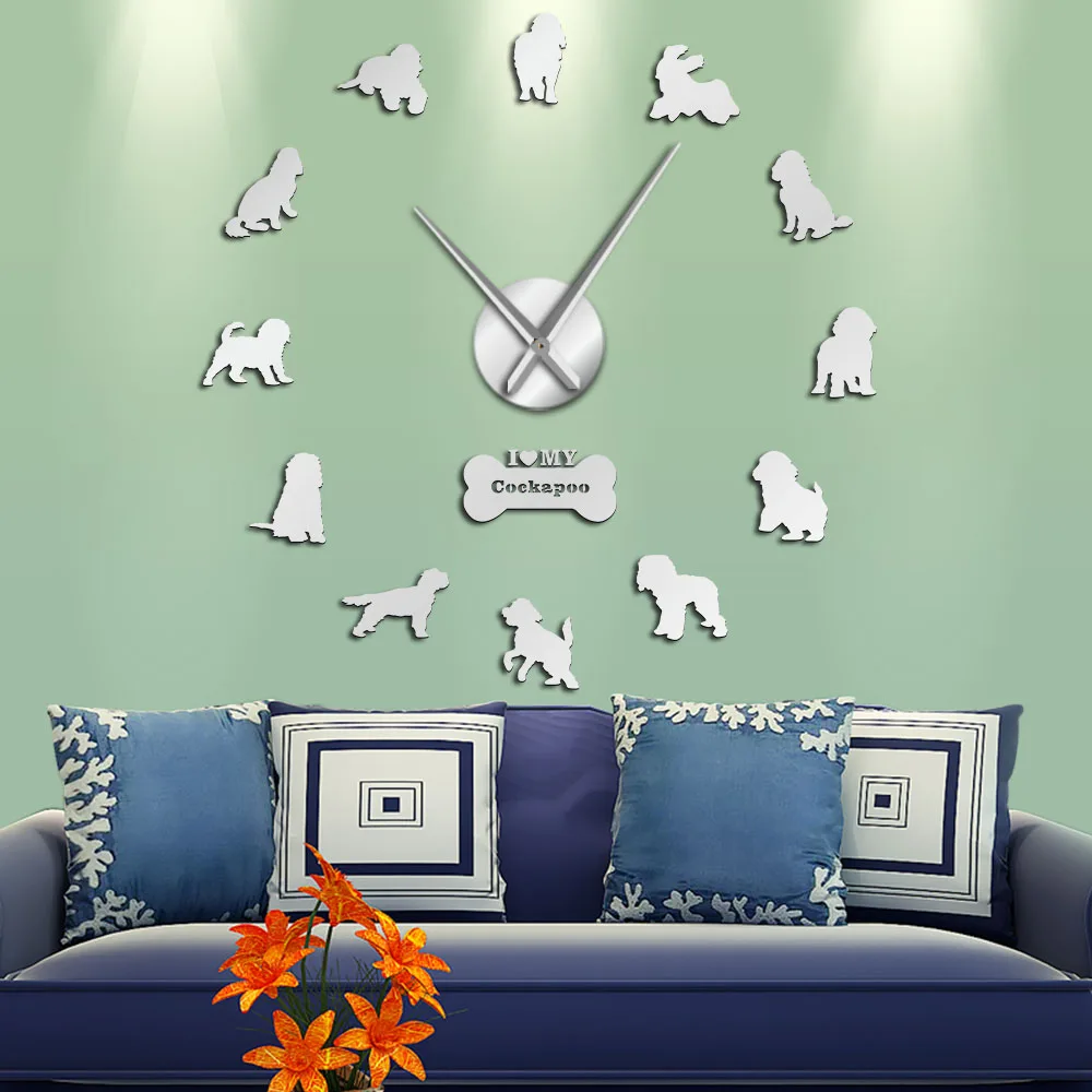 Cockapoo DIY Large Wall Clock - classic shop