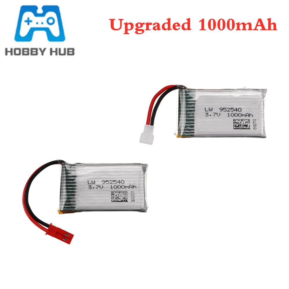 3.7v 1000mah 952540 Battery For Syma X5 X5c X5sc X5sw Tk M68 Mjx X705c ...