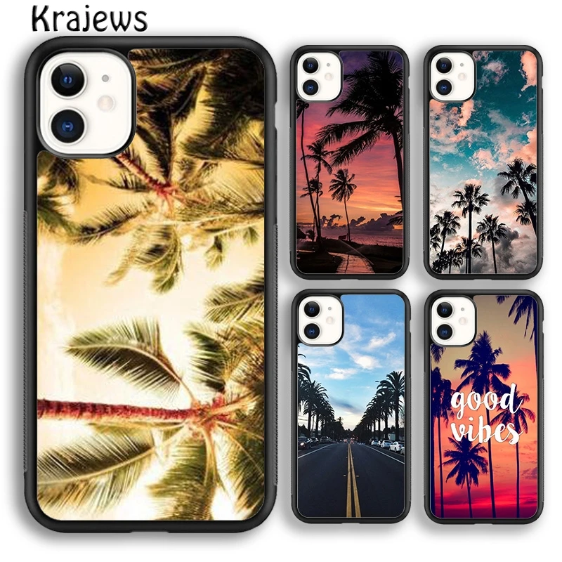 Krajews CALIFORNIA PALM TREES Phone Case Cover For iPhone 14 5 6s 7 8 ...