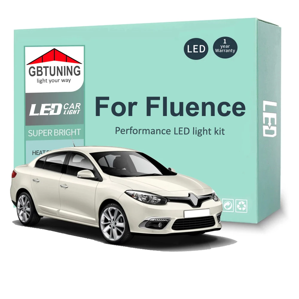 17Pcs-LED-Interior-Light-Bulb-Kit-For-Renault-Fluence-2010-2014-2015 ...