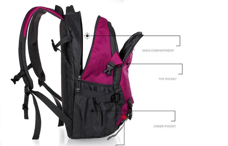 OLIDIK bolsos de viaje impermeables para hombre y mujer, mochila grande ...