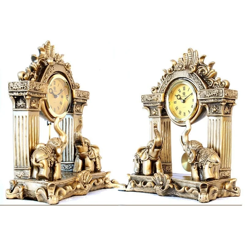 Retro-fashion-creative-large-desktop-clock-European-style-living-room ...