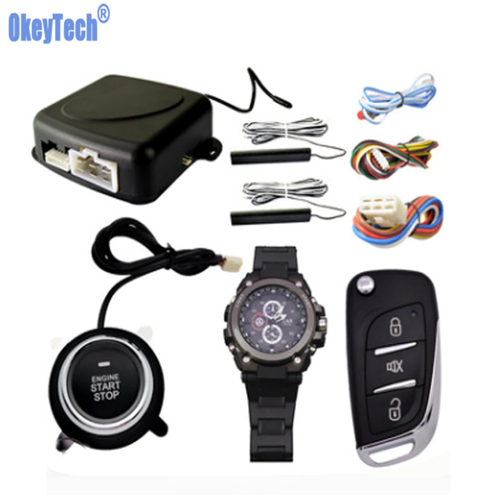 Universal 433mhz 12v Watch Smart Car Key Pke Car Key Keyless Go Entry ...