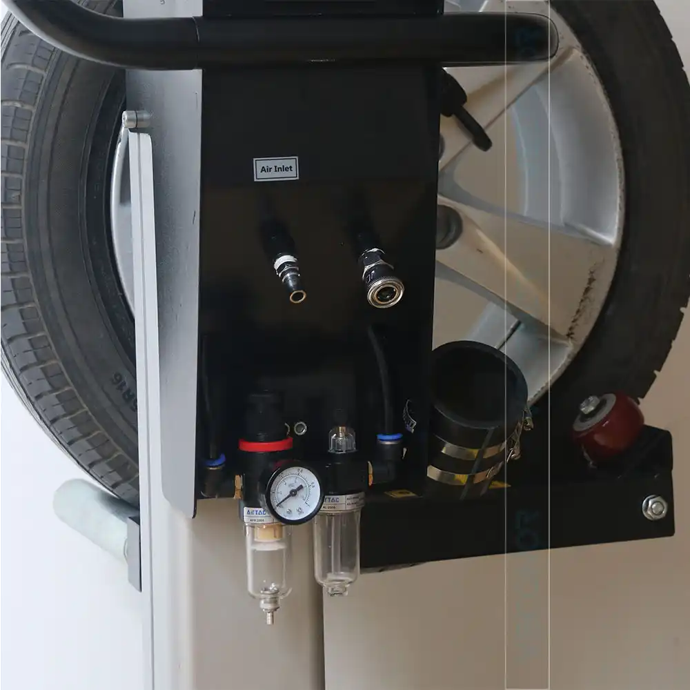 Pneumatic Mobile Wheel Lifter Air Tire Lifting Cart For Tire Storage ...