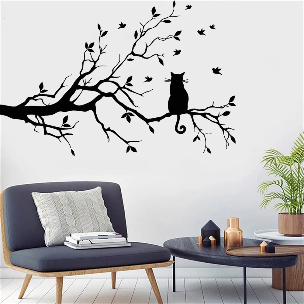Black Tree Wall Decals