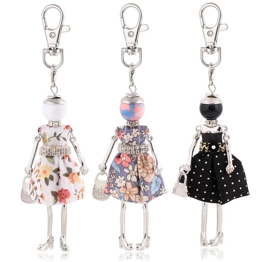 Fashion Women Keychain New Statement Charm Metal Key Chain for Lady ...