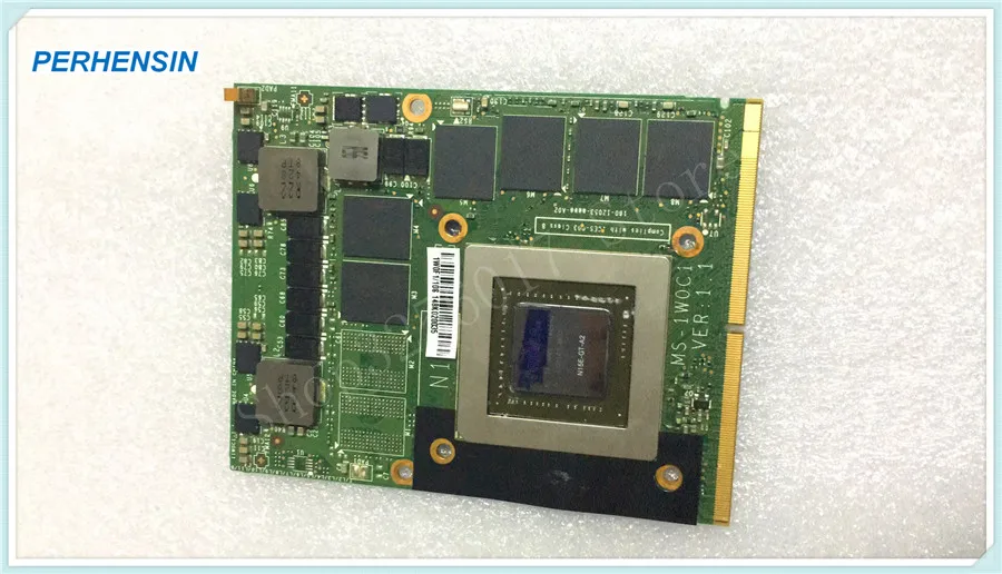 For Msi Gtx 870m Gtx870m Ms-1w0c1 3g Ddr5 Video Vga Card 16f3 16f4 1762 ...