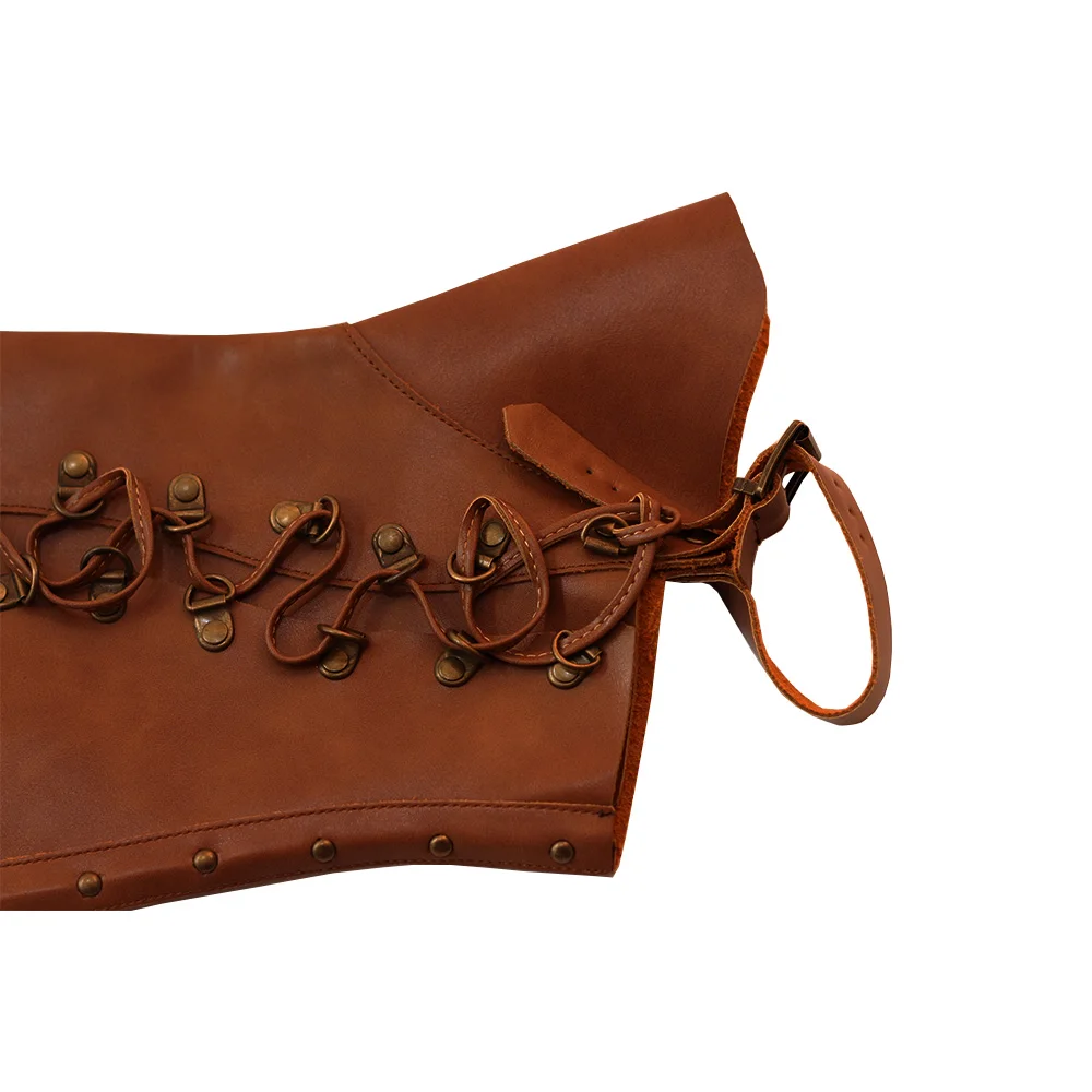 Medieval Viking Armor Half Chaps Leather Gaiter Adult Rider Leg Shin ...