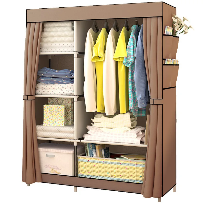 Colgador de ropa multifuncional, Perchero de suelo, armario de ...