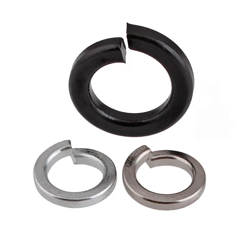 GB93-87 carbon steel 8.8 black / galvanized / nickel plated open spring washer spring gasket M2 ...