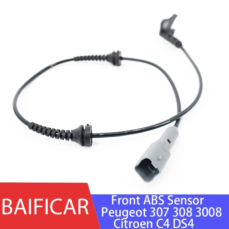 Brand New Genuine Grey Plug Front Abs Wheel Speed Sensor 4545k3 4545f5 9665386780 For Peugeot ...