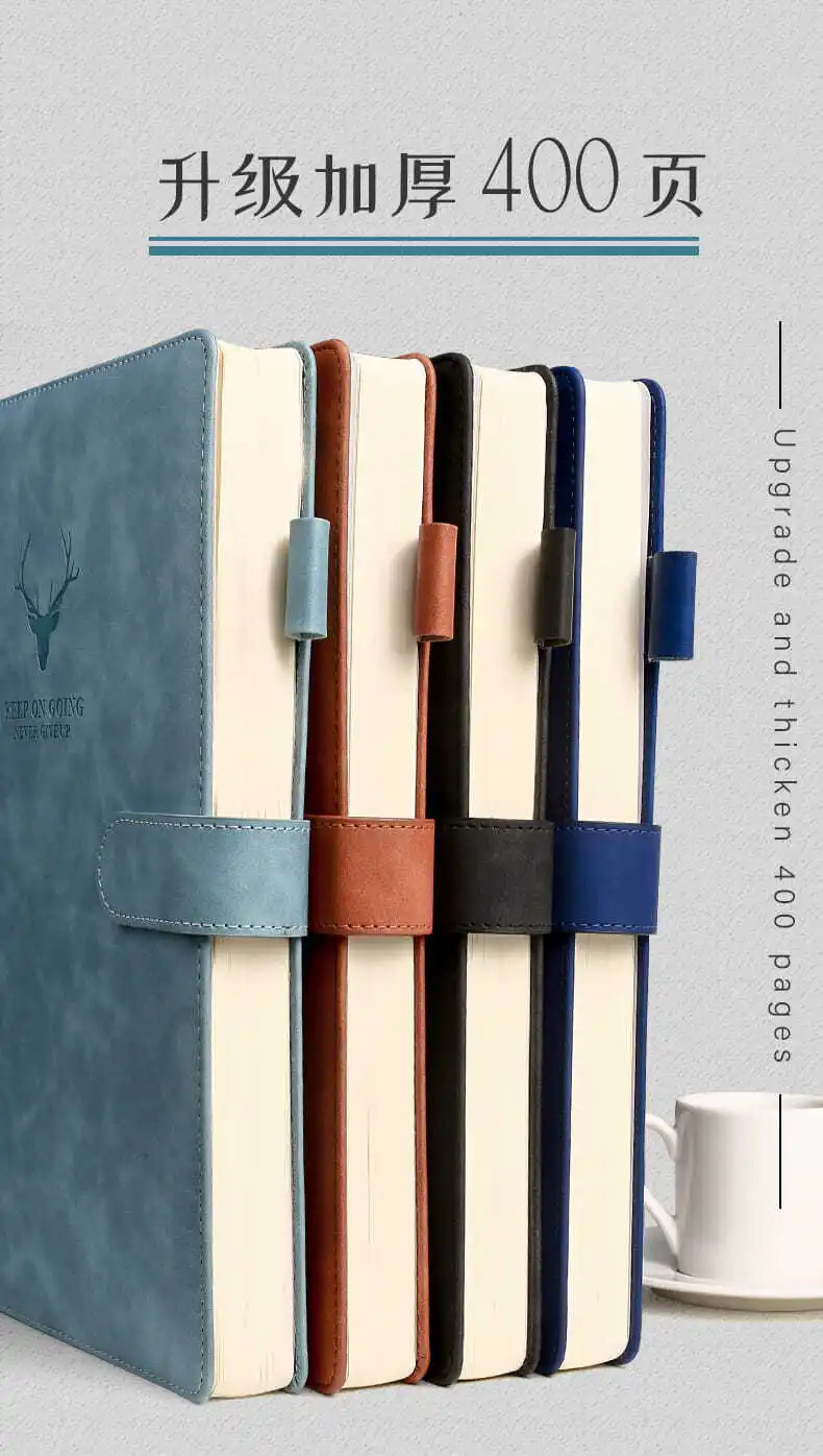 CAHIER,Classic black A4--Carnet de notes A4 très épais, bloc notes en ...