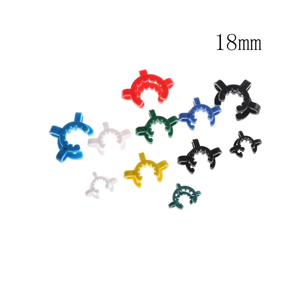 JCBIZ 8pcs 24mm Keck Clips Green #24 Plastic Lab Keck Clamps for 24/29 ...