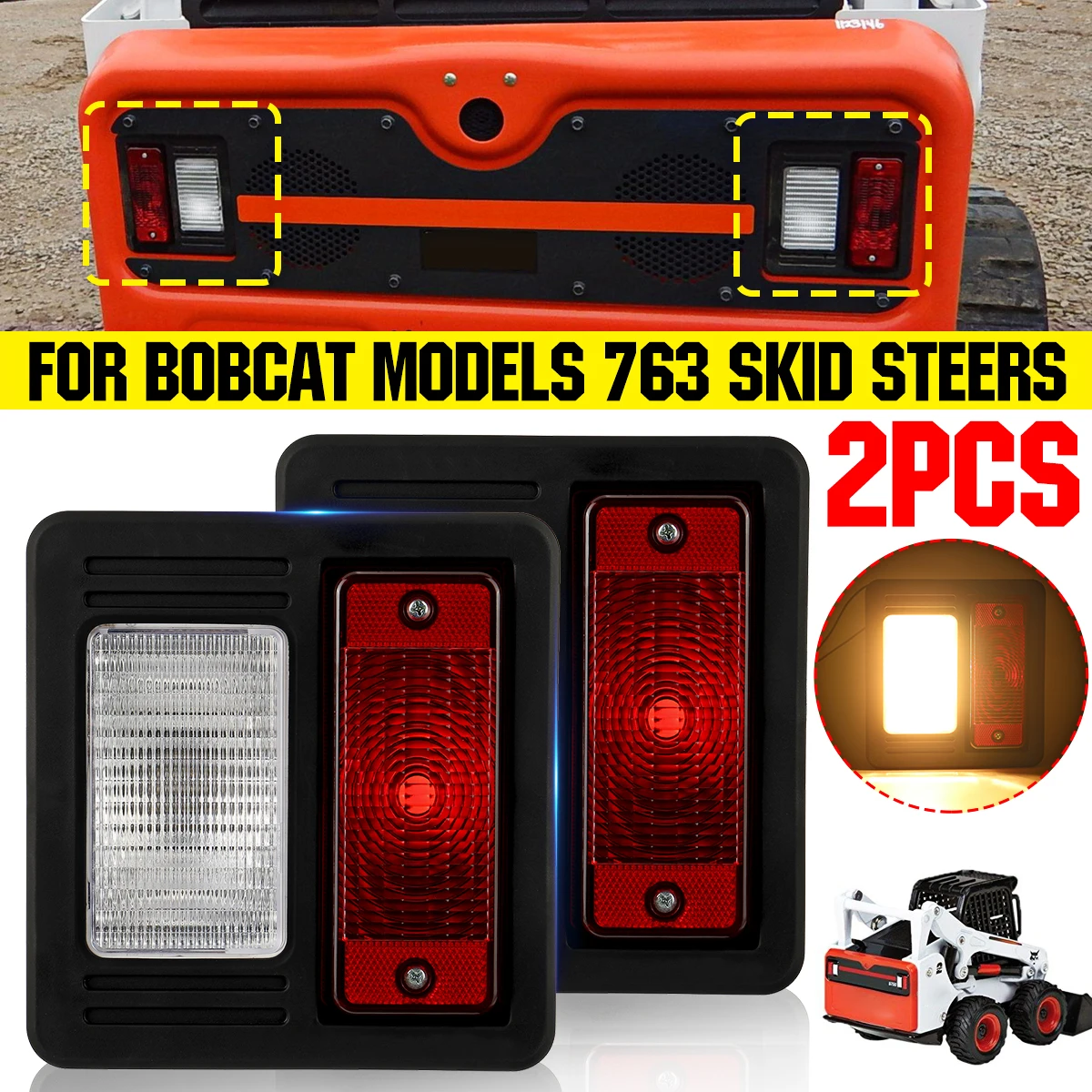 1-2pcs-LED-Tail-Light-Assembly-Turn-Signal-Rear-Door-Light-Lamp ...