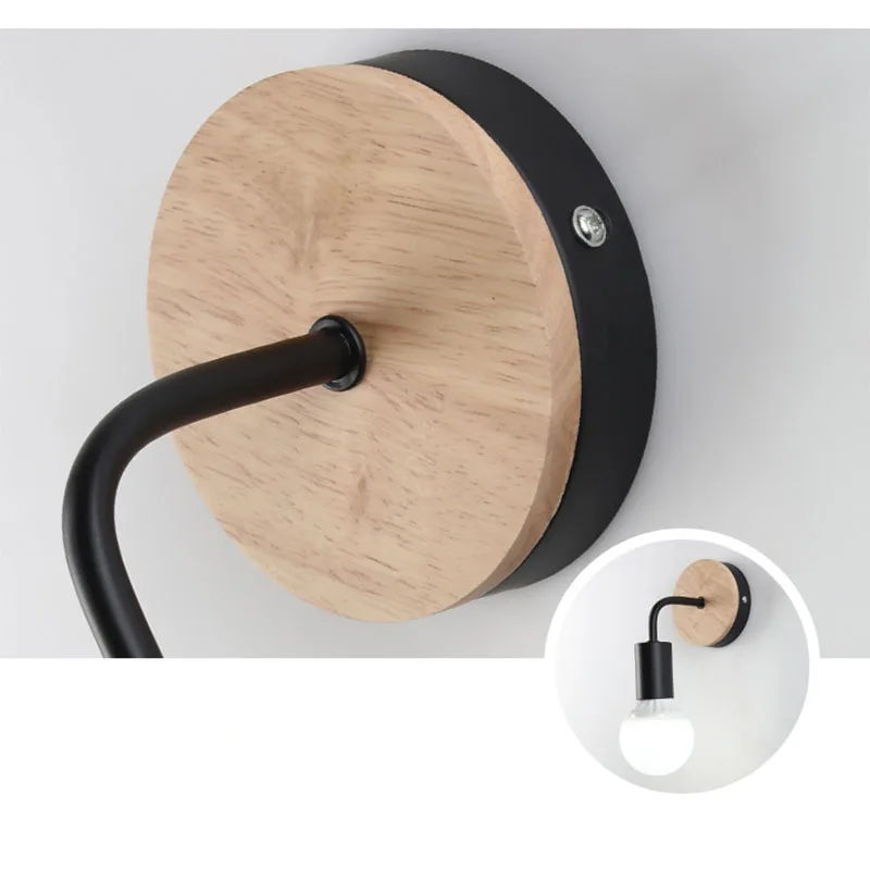 APPLIQUE D'INTERIEUR,white body No bulb-Black wire EU plug--Applique ...