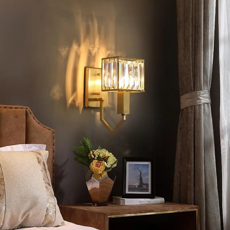 Modern LED Wall Lamps French Luxury Golden Vanity Lighting Fixtures ...