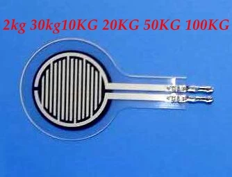 Fsr Sensor Force Sensitive Resistor Thin Film Pressure Sensors 0.5-50KG ...