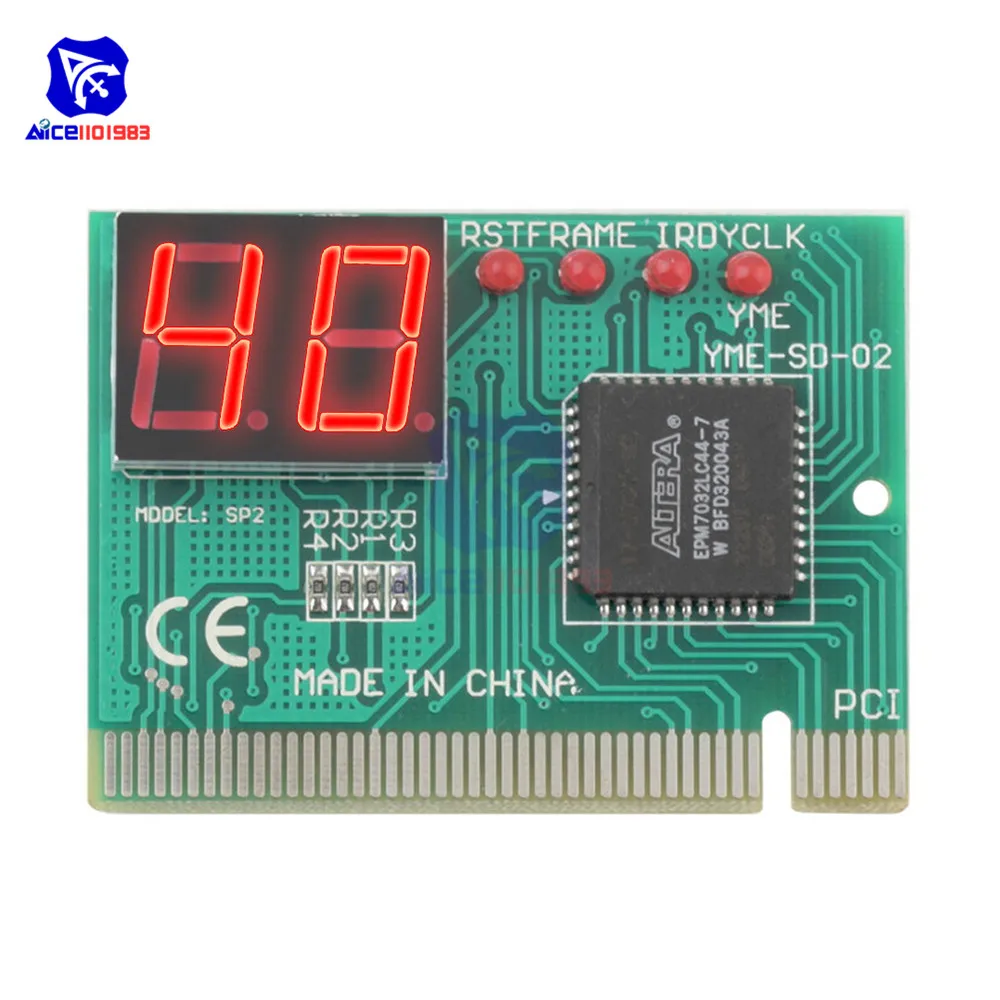 Diymore 2 Digit Code PCI Motherboard Diagnostic Analyzer Post Tester Diymore 2 Digit Code PCI Motherboard Diagnostic Analyzer Post Tester