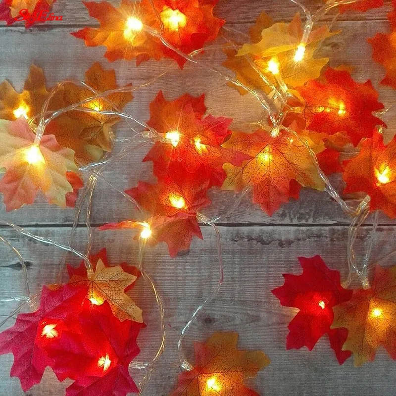 Fall Leaf String Lights ApolloBox, 50% OFF