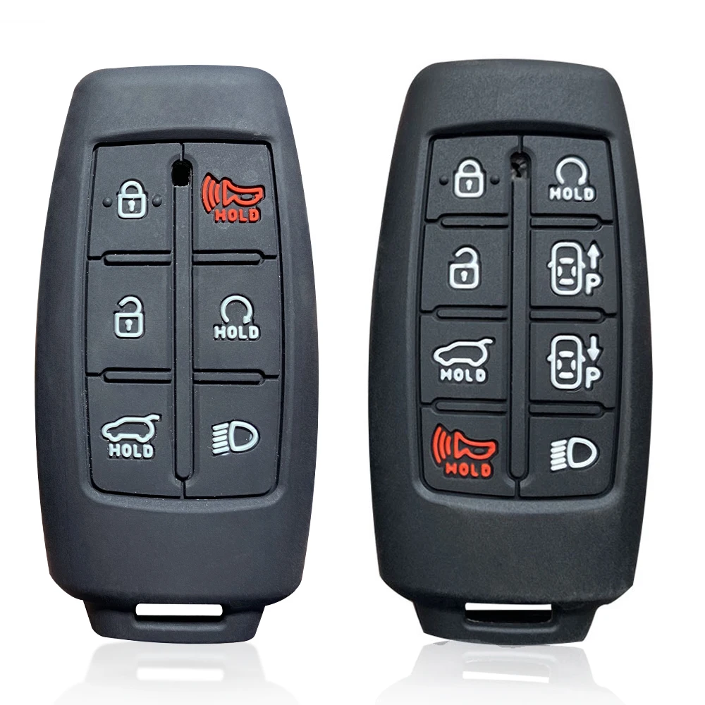 6 8 Buttons Car Key Cover Holder For Hyundai Genesis Gv70 Gv80 G80 2019 ...