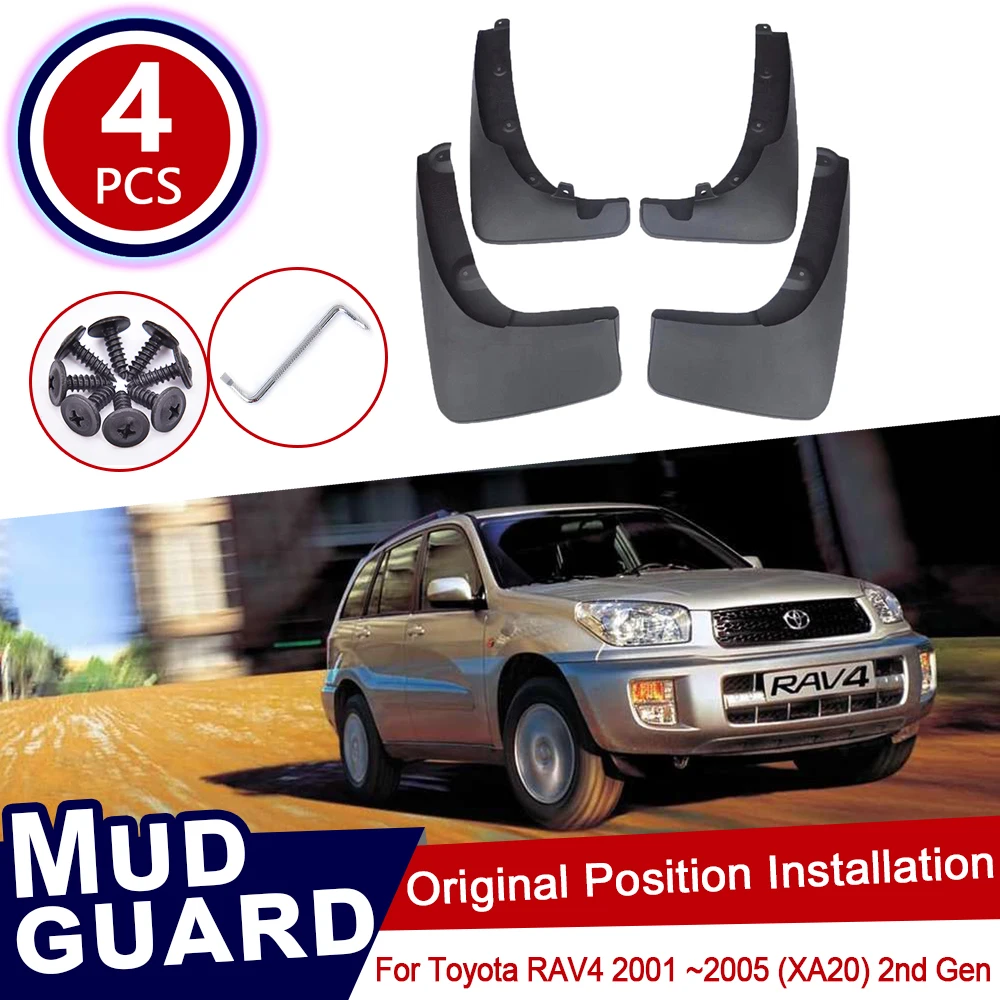 Guarda-lama-para-toyota-rav4-rav-4-xa20-2001-2005-guarda-lama-de-efeito ...