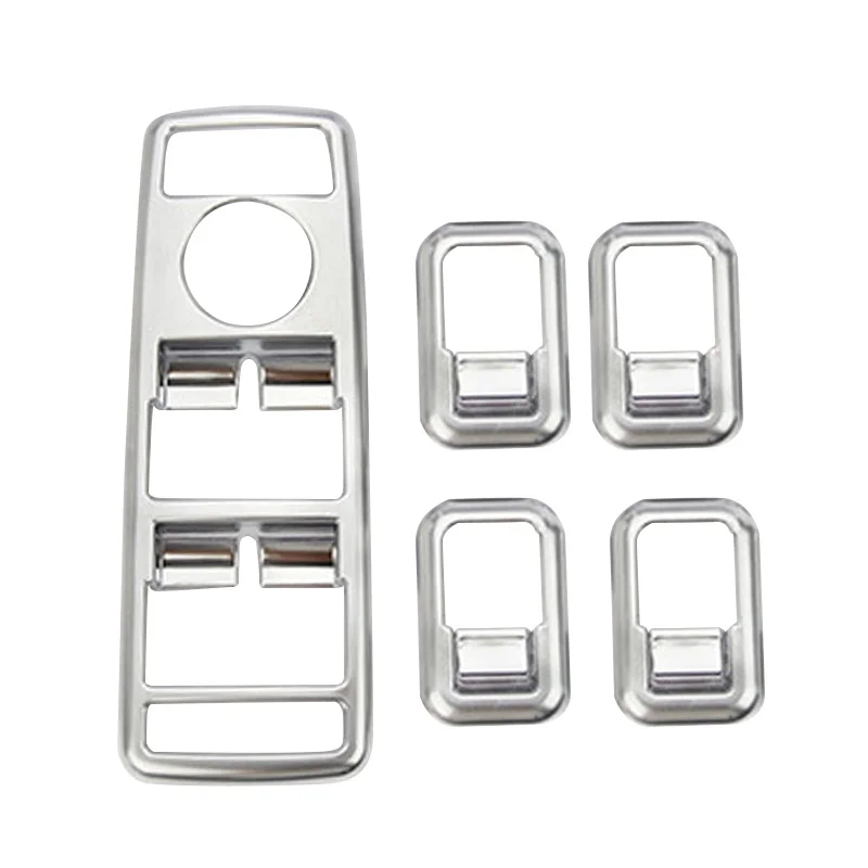 Chrome ABS Door Window Lift Button Cover Decor Trim for Tesla Model S ...