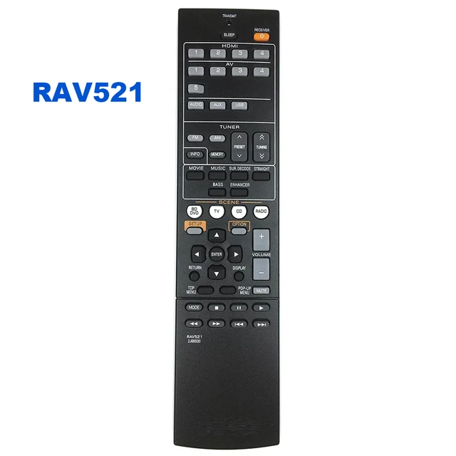 NEW RAV491 ZF30320 Remote Control For YAMAHA RAV494 HTR-4066 RX-V475 AV ...