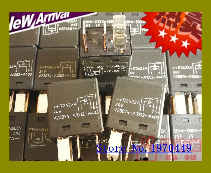 V23074 A1002 A403 PA66 GF25 24V DC|Relés| - AliExpress