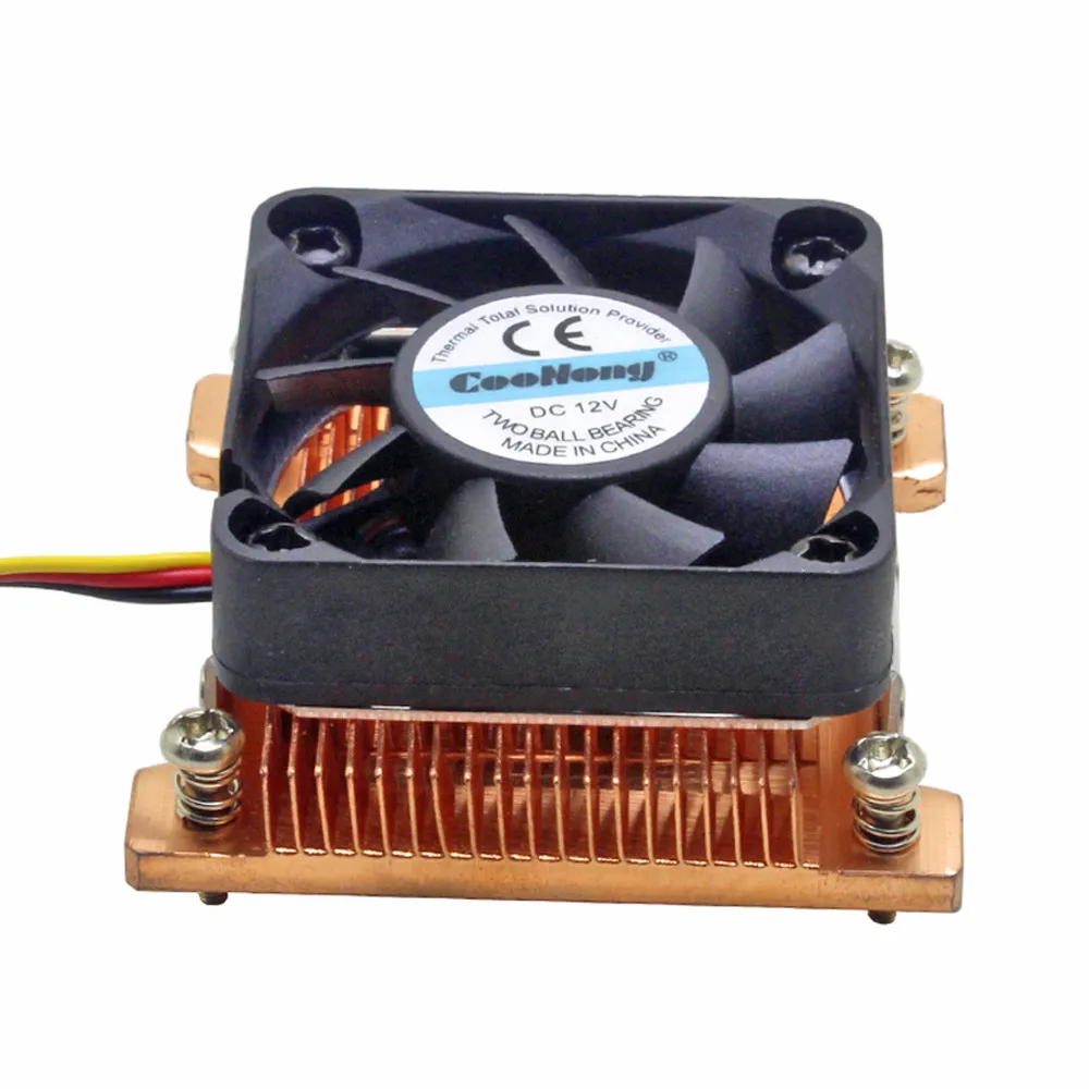 CPU Cooler 1U Server Cooling Fan Copper HeatSink for Intel Pentium M ...