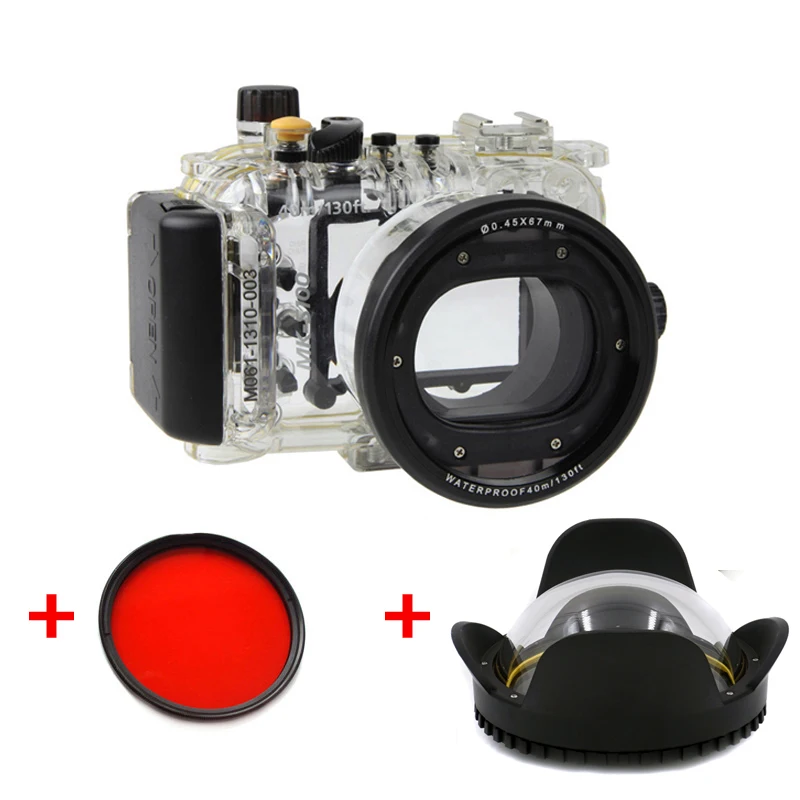 40M-130ft-Underwater-Waterproof-Housing-Diving-Camera-Case-Cover-Box ...