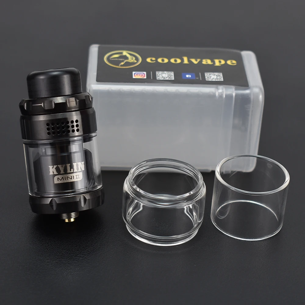 2pcs-Kylin-Mini-V2-RTA-Replacement-3ml-5ml-capacity-Pyre-Glass-Tube ...