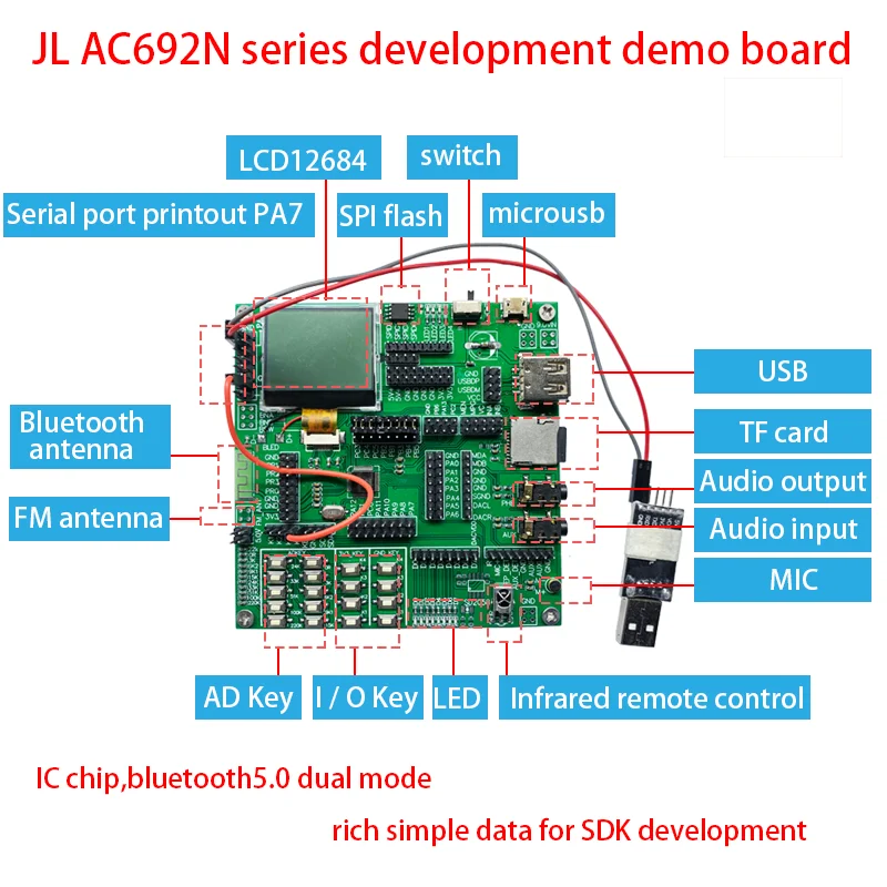 JL AC1082 Audio MP3 docoder chip integrated circuit IC SOP16 ...