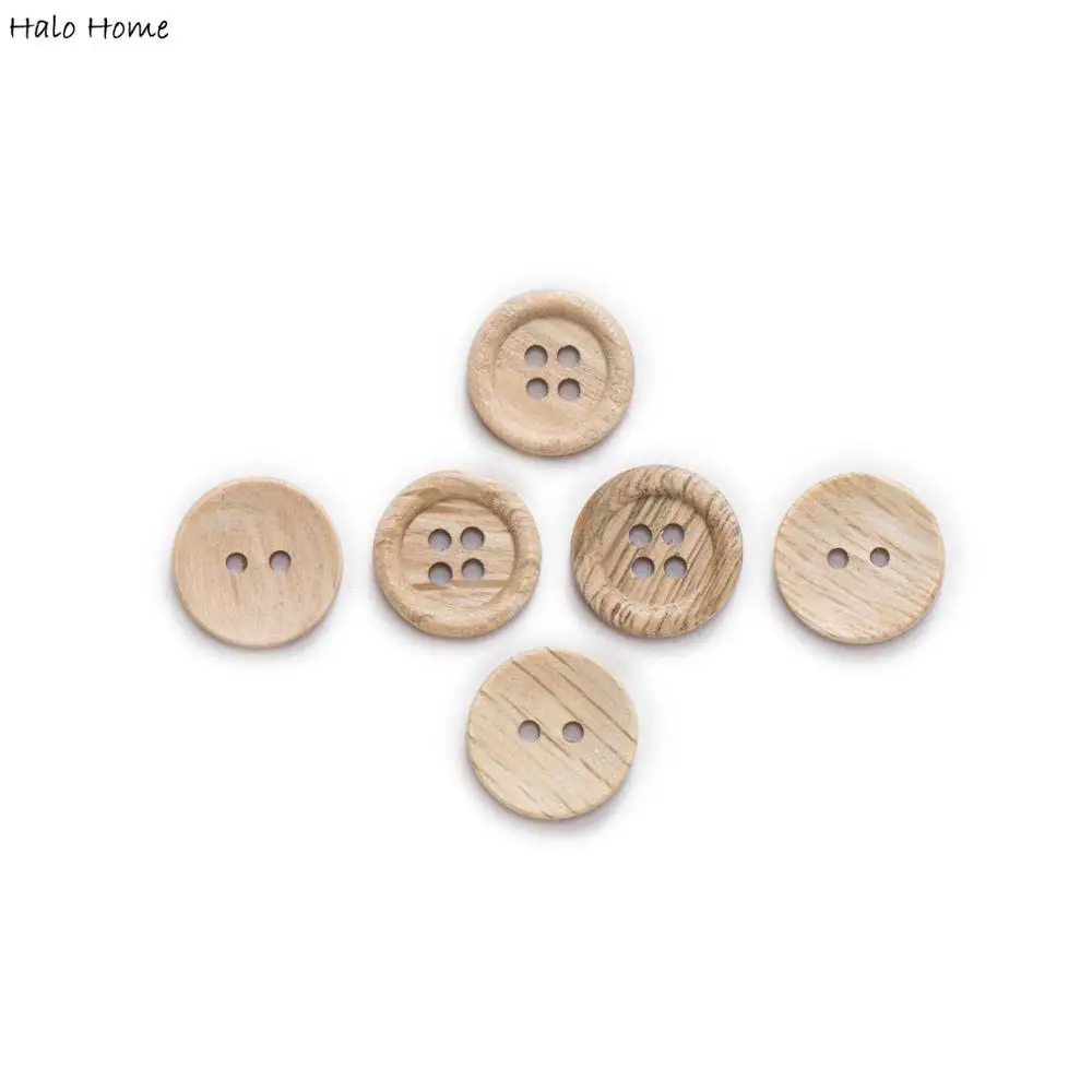50pcs-2-4-Holes-Wood-Button-for-Sewing-Scrapbooking-Clothing-Crafts ...