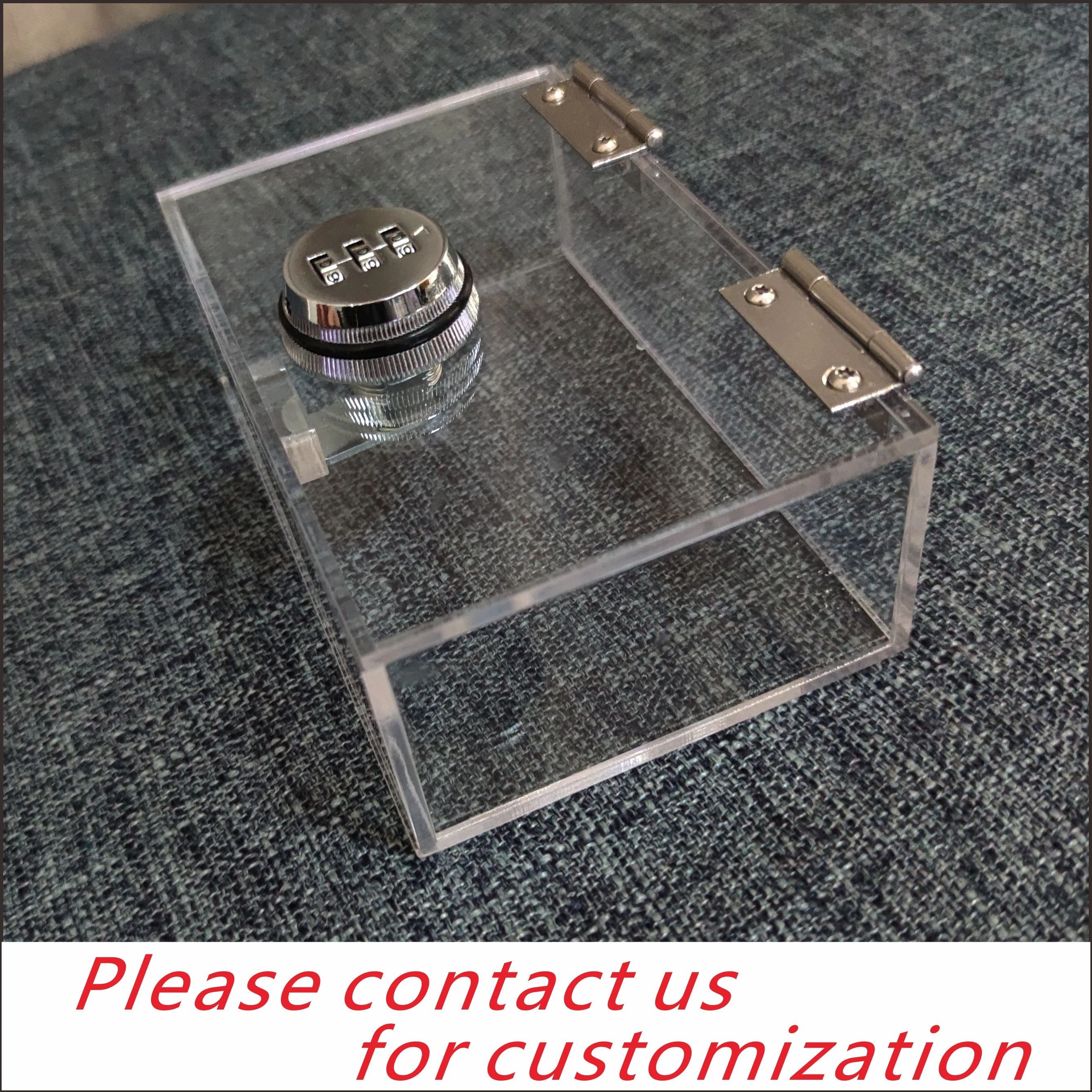 Acrylic-transparent-password-lock-box-display-box-with-lock-acrylic ...