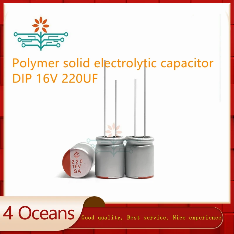 20pcs Polymer solid electrolytic capacitor DIP 16V 33UF 47UF 100UF ...