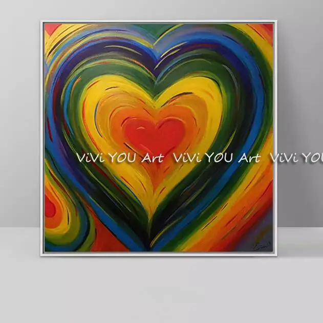 Easy Heart Abstract Drawings