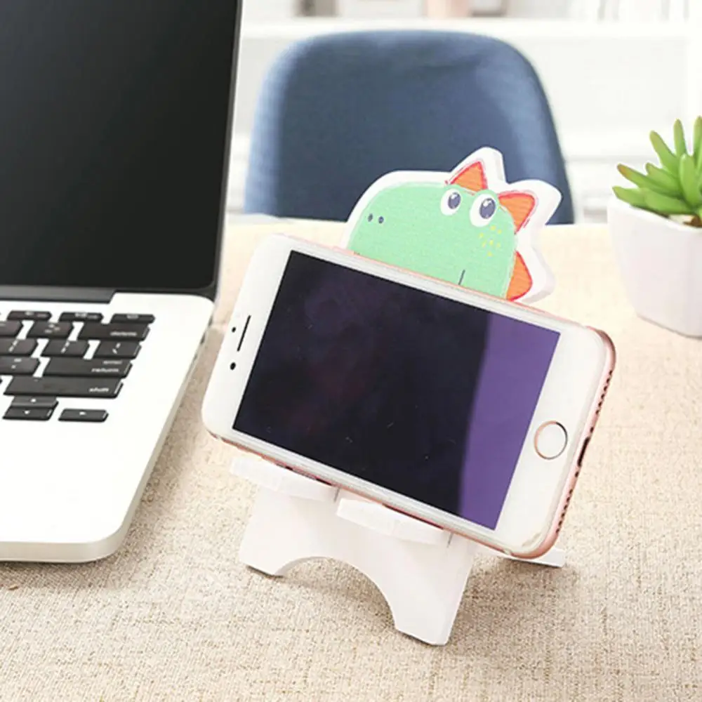Cute Creative Animal Panda Bunny Dinosaur Wooden Phone Stand Bracket ...