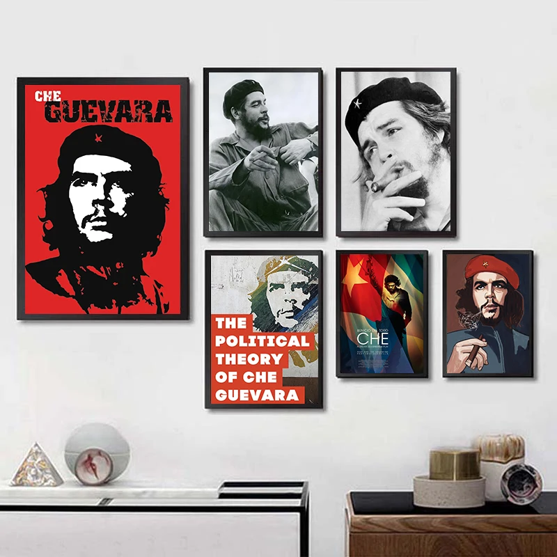 Che-Guevara-portre-Poster-devrim-adam-duvar-sanat-boyama-oturma-odas-i ...