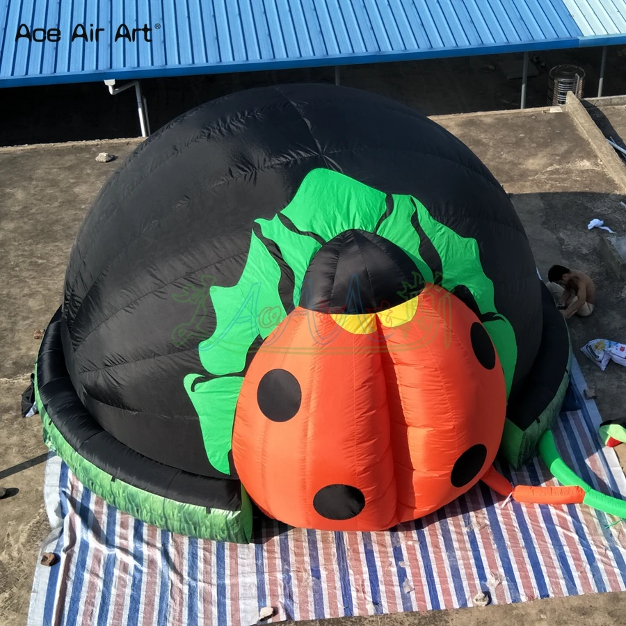 Newest 360 Degree Inflatable Ladybug Planetarium Dome Tent, Air Cinema ...