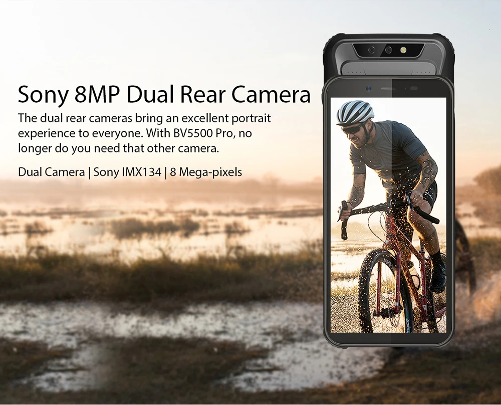 Blackview BV5500 pro NFC прочный ударопрочный мобильный телефон android 9,0 5," 3 ГБ ОЗУ 16 Гб ...