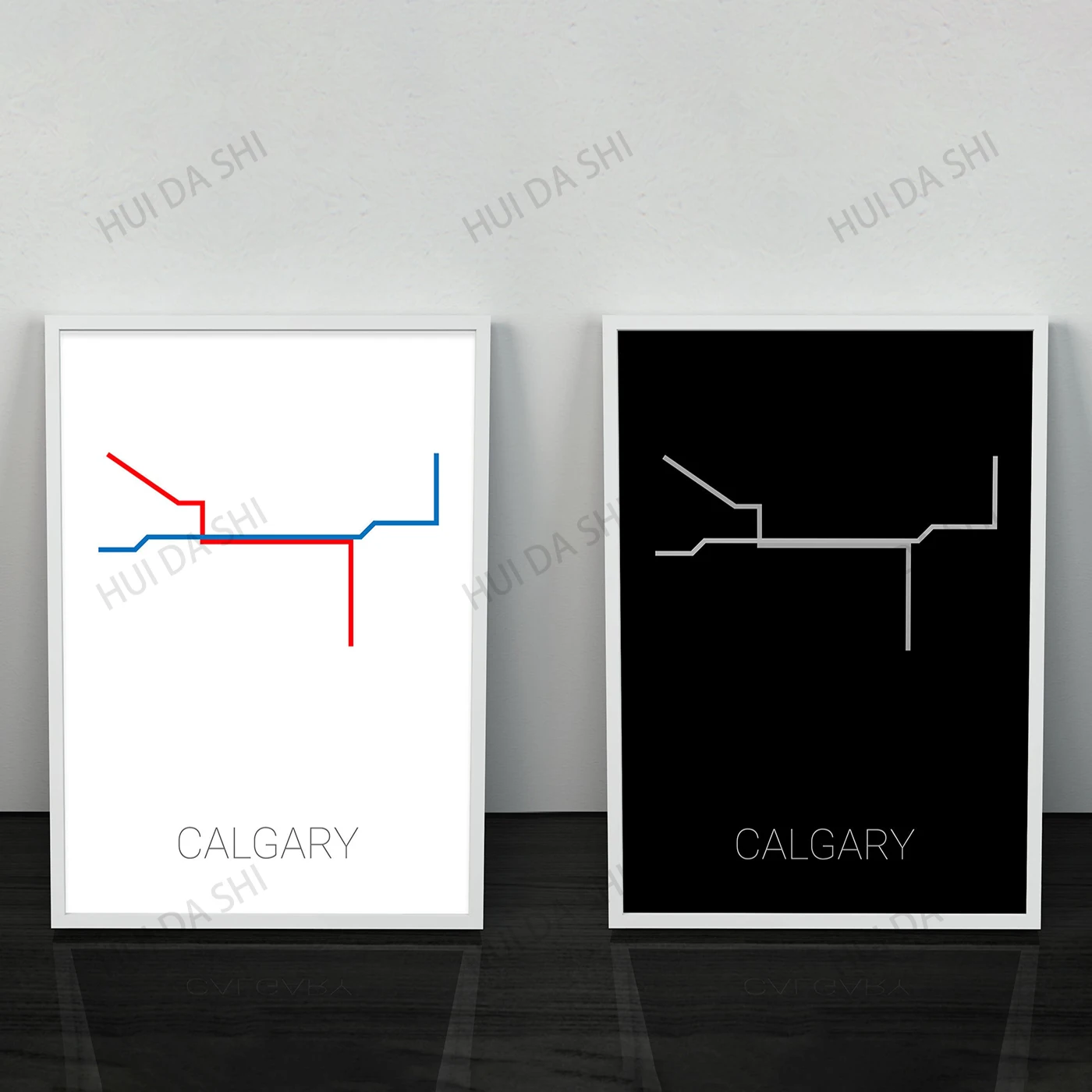 Calgary-Subway-Map-Poster-Calgary-Tube-Map-Transit-Map-Calgary-Art-Room ...