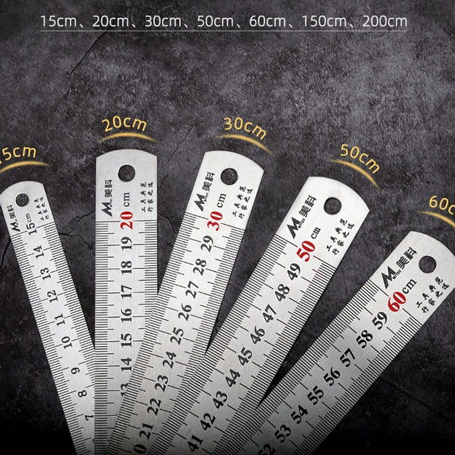 Ruler Tool Or Scale Of School Metal Ruler In Stock Vector, 40% OFF