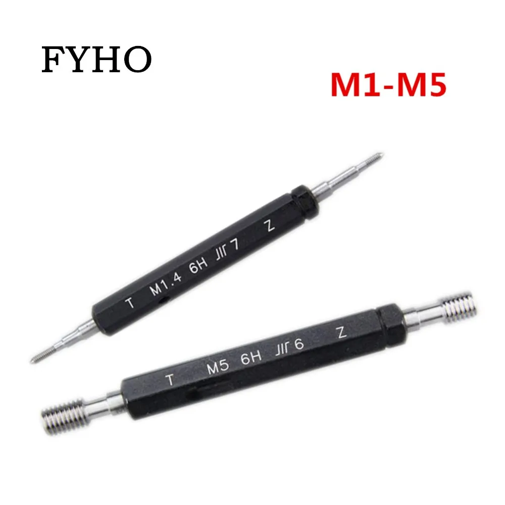 M1 M5 Metric Gauge 6H Thread Plug Gauge Precision Internal Screw Gage ...